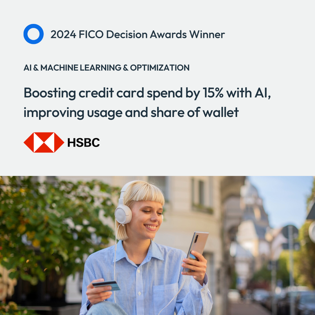 HSBC Boosts Monthly Card Spend 15% with FICO's AI Optimization