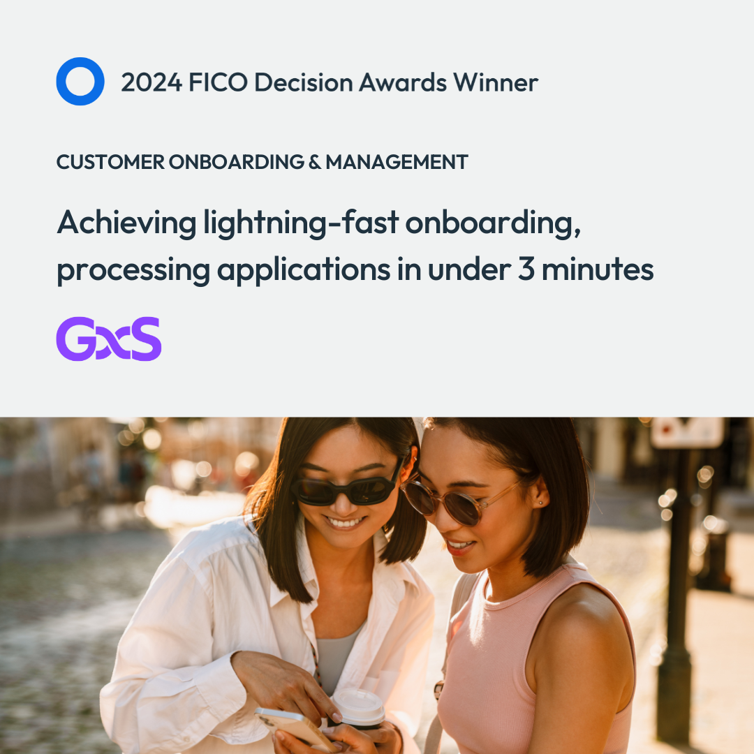 GXS Bank's Efficient Onboarding with FICO Platform