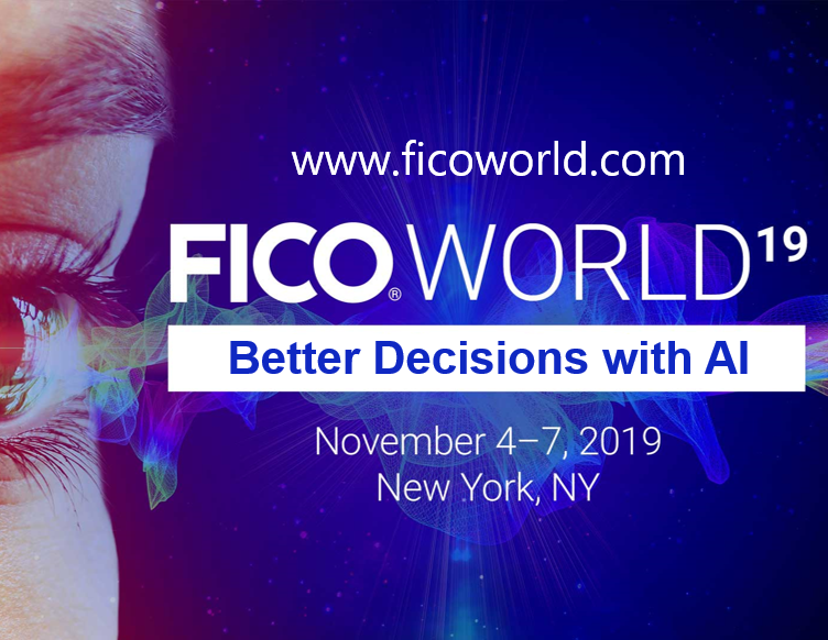Explore AI and Digital Tranformation at FICO World 2019